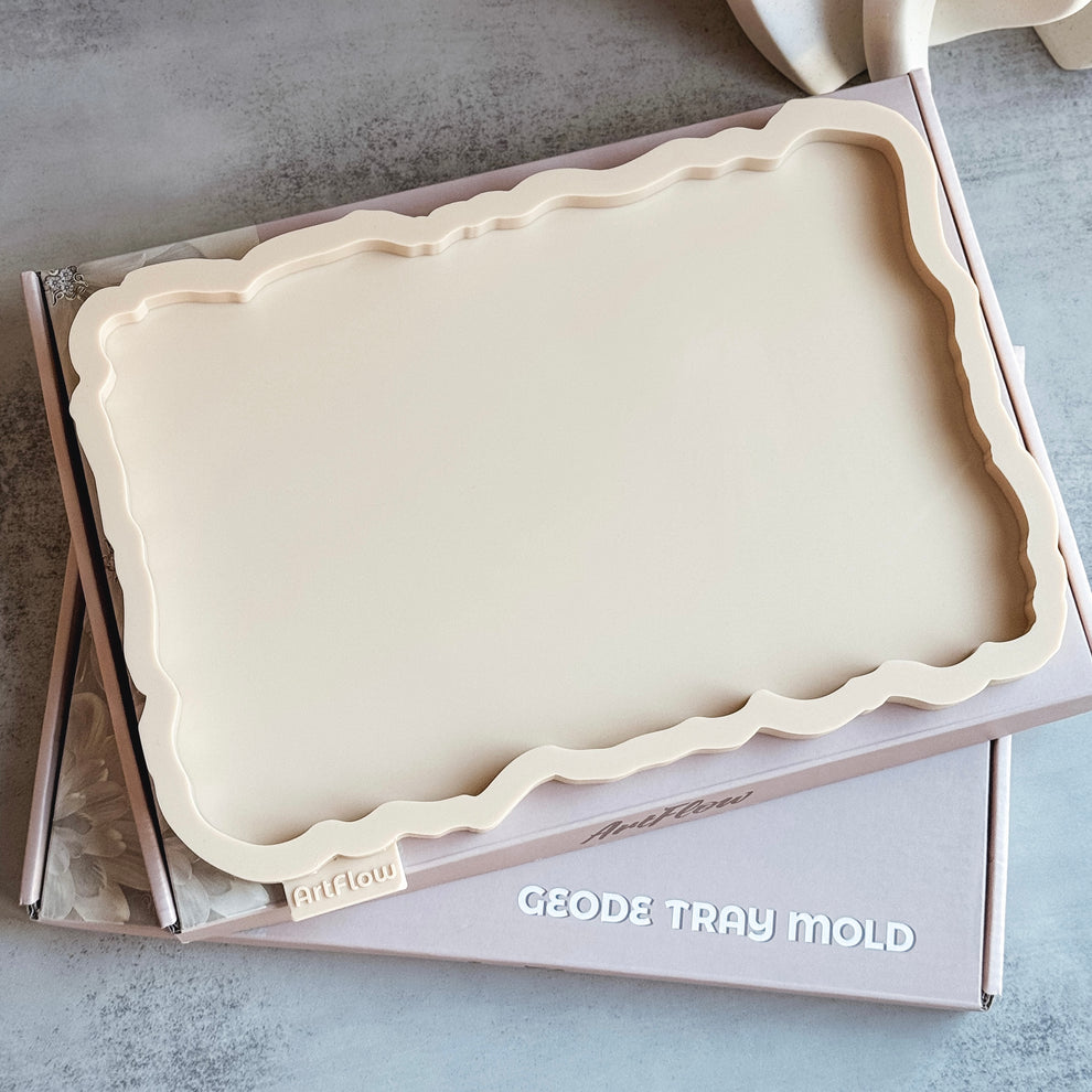 Geode Tray Silicone Mold For Resin – ART FLOW MOLDS